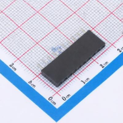 China 2.54mm Pitch Single Row Straight Pin Header HDGC HDGCPH2.54-PZS-01-10 PC3.0 Interface Connector for sale