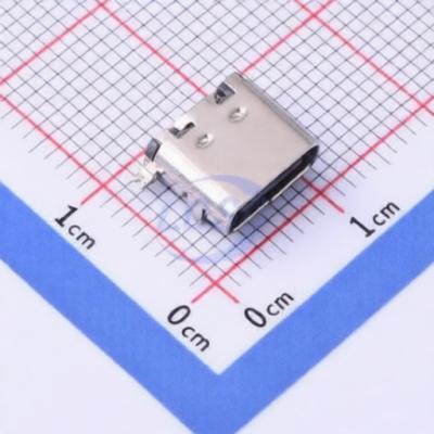 China Durable electronic connector HDGC TYPE C-CQ-107PWB with copper alloy terminals and stainless steel casing for sale