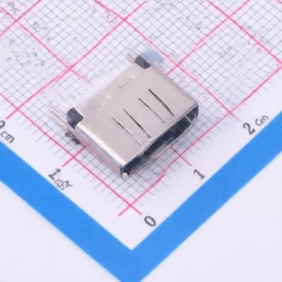 China electrical performance HDGC HDMI-GD-132PWB HDMI connector with UL94V-0 certified housing materials for sale