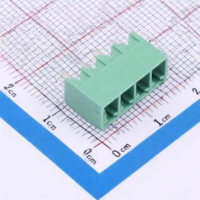 China HDGC HDGC381-F-4P 381 millimeter pitch plug in terminal block connector for electronic applications for sale