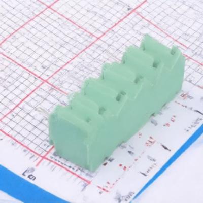 China 3.81mm pitch pluggable terminal block header HDGC HDGC381-F-6P for electrical connection applications for sale