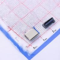 China surface mount connector HDGC TYPE C-CQ-108PWB 16 pin with black white body and gold plated terminals for sale