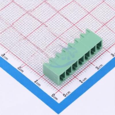 China Electronic connector HDGC HDGC381-F-7P terminal block male plug 3.81mm pitch for device applications for sale