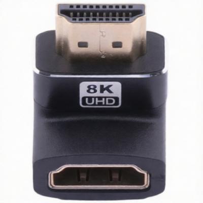 China HDGC HDMI GD 142PWB 8K HDMI Adapter AM AF 90 Degree Connector For High Resolution Video Transmission for sale