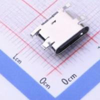 China Surface Mount USB 3.1 Type C 16 Pin Connector HDGC TYPE C-DB-111PWB Board Embedding Depth 2.4mm for sale