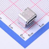China USB 3 1 Type C 16 Pin Connector SMT Single Row HDGC TYPE C-DB-107PWB with 5 90mm CL and 4 30mm Height for sale