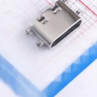 China Type C Connector with 16 Pins and Horizontal Mounting 16 Millimeter Flush Profile HDGC TYPE C-ZL-110PWB for sale
