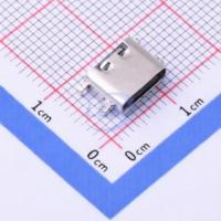 China Electrical TYPE C connector HDGC TYPE C-CQ-110PWB with durable copper alloy terminals and stainless steel shell for sale