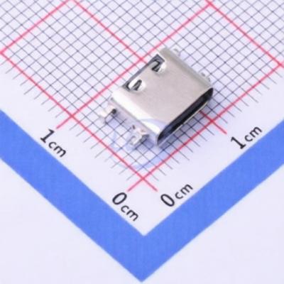 China Electrical TYPE C connector HDGC TYPE C-CQ-110PWB with durable copper alloy terminals and stainless steel shell for sale