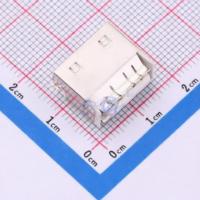 China USB 3.0 Connector HDGC HDGCYLSY-USB-119 with Low Profile Design and Phosphor Bronze Contact Material for sale