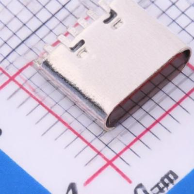 China HDGC HDGCYLSY TYPE C 102 Stainless Steel Type C 6 Pin Vertical Plug Connector 68 Millimeter Height for sale