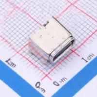 China 16 pins connector HDGC TYPE C-DB-118PWB board mount double shell 19 millimeter height and 80 millimeter length for sale