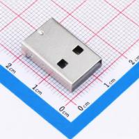 China HDGC USB ZL 108PWB USB AM 90 Degree Right Angle Connector with Copper Alloy Contacts and LCP Housing for sale