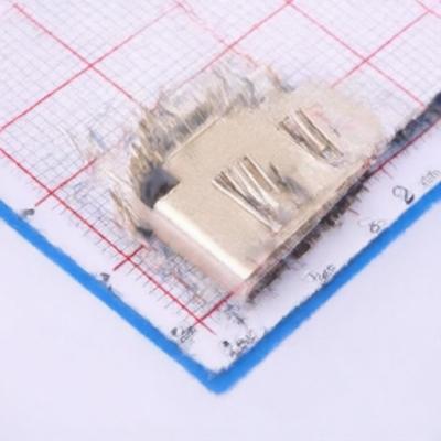 China HDGC HDMI-GD-129PWB HDMI AF Connector Featuring Copper Alloy Shell and Gold Plated Pins for Enhanced Signal for sale