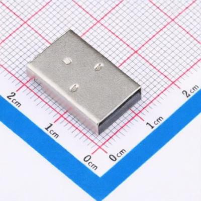China USB 2.0 Type A Connector Featuring 180 Degree Right Angle and Black LCP Housing HDGC USB ZL 114PWB for sale