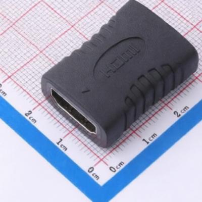China Durable HDMI AF Adapter HDGC HDMI-GD-139PWB with Nickel Plated Contacts and Molded Black Glue Housing for sale