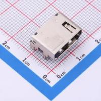 China Durable HDMI connector HDGC HDMI-GD-108PWB with high temperature LCP housing and copper alloy contacts for sale