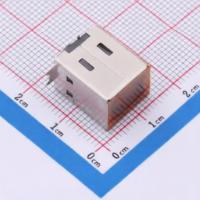 China USB connector featuring LCP housing and copper alloy contacts shell HDGC USB BF GD 104PWB for electrical for sale