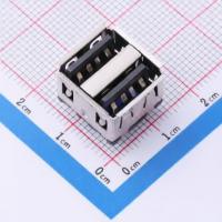 China USB AF10.0 connector HDGC USB HXS 102DIP featuring double layer crimped flame retardant black glue for industrial for sale