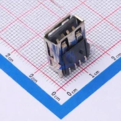 China USB AF Connector HDGC USB ZD 149SMT Featuring UL 94V 0 Thermoplastics Housing and Tin Finished Shell for sale