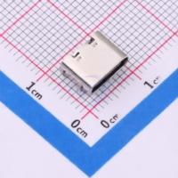 China Type C 6P Four Pin Plug Board Stainless Steel HDGC HDGCYLSY-TYPE C-103 Connector Length 68mm for sale