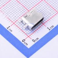 China SMT Mounting 6 Pin Female Connector with 1.6mm Board Thickness and 6.8mm Length HDGC TYPE C-DB-103PWB for sale