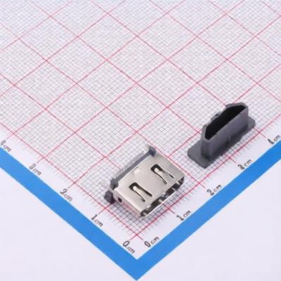 China Vertical HDMI Female Connector HDGC HDMI-GD-117PWB with Low Contact Resistance and Durable Materials for sale