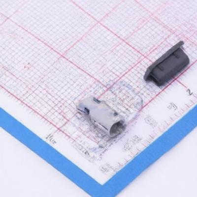China USB Type C Connector HDGC TYPE C-HXS-133SMT with Gold Plated Contacts and Stainless Steel Mid Plate for sale