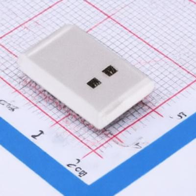 China HDGC USB ZL 107PWB USB AM 90 Degree Right Angle Connector with 1.5A Current Rating and White PBT Housing for sale