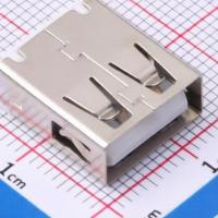 China USB connector HDGC USB-ZD-129DIP with gold plated contact mating area and high insulation resistance for sale