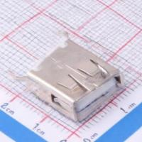 China Robust USB Connector HDGC USB-ZD-128DIP with Gold Plated Contacts and Copper Alloy Contact Material for sale