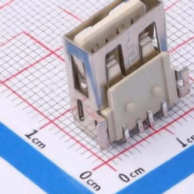 China High Durability USB AF Connector HDGC USB-ZD-152SMT with 30 Volt DC Rating and Low Contact Resistance for sale