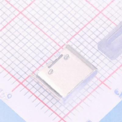 China electronic connector HDGC TYPE C-DB-105PWB Type C 6 pin vertical SMT connector with 6.8mm height for sale