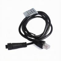 China M12 4P female to RJ45 8P8C cable assembly HJ Tech 3C0000Q03-008 designed for RS485 communication and DC power input for sale