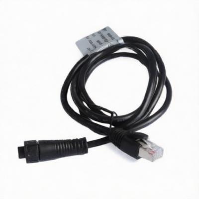 China M12 4P female to RJ45 8P8C cable assembly HJ Tech 3C0000Q03-008 designed for RS485 communication and DC power input for sale
