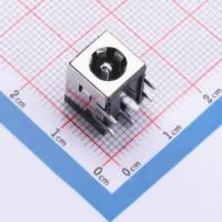 China 3.5 pin electrical connector HMTCONN HMT-DC-053D-25 with silver plated brass pins and spring contact for sale