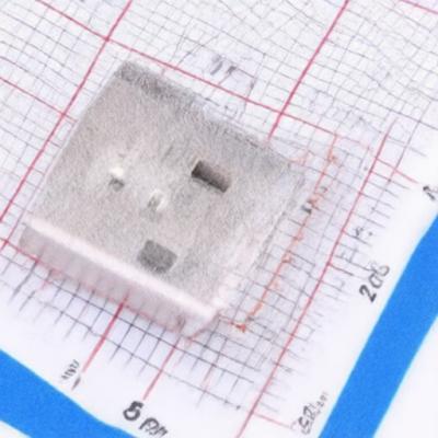 China White PBT housing USB AM plug connector HDGC USB ZL 122PWB with 1000 mega ohms insulation resistance for sale