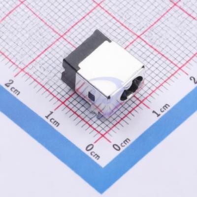 China Brass 4 terminal DC power connector HMTCONN DC044A-B25 engineered for PCB welding and circuit boards for sale