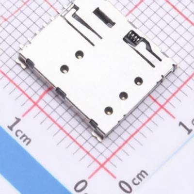 China Card detection switch HMTCONN HMT-NANO-113 with plating on terminals and shell ensuring electrical contact for sale