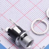 China Durable PCB welding DC power connector HMTCONN DC025M-A25 rated at DC 24V 2.5A with RoHS certification for sale