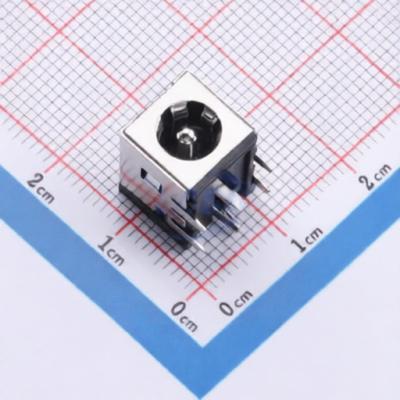 China Electrical 3.5mm Pin Plug Connector HMTCONN HMT-DC007B-2.0 with Phosphor Copper and Brass Materials for sale