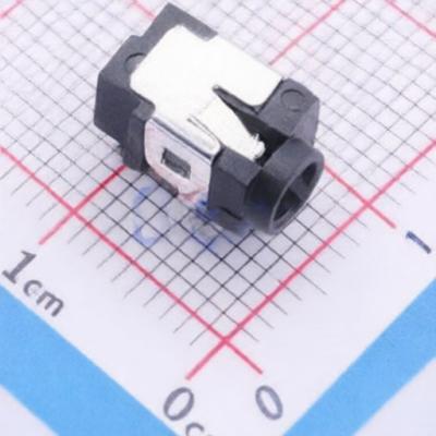China Durable Electronic Connector HMTCONN DC031-B13 DC Power Jack with Rated Load DC 12V 2A and PPA Black Housing for sale