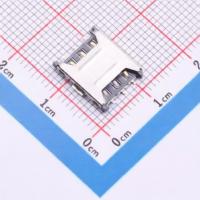 China Compact HMTCONN NANO SIM 6P 1.35H component designed to meet strict RoHS certification requirements for sale