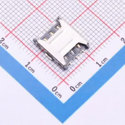 China Compact HMTCONN NANO SIM 6P 1.35H component designed to meet strict RoHS certification requirements for sale