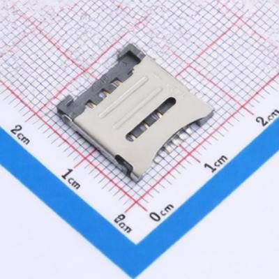 China electronic connector HMTCONN SIM20120-6P711-H18 featuring RoHS certification and precise size details for sale
