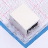 China Shielded RJ45 90 DIP Connector with Integrated Magnetics and LEDs Featuring HOAUC HYCW312-RJ45-211B-913129A Model for sale