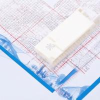 China Electrical Connector Housing Hong Cheng HC-XHB2.54-9Y-L PA66 White Material for Various Applications for sale