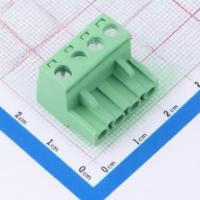 China Electrical terminal block with phosphor bronze clamps and nickel plating Hong Cheng HC-JXDZK-5.08-4P for sale