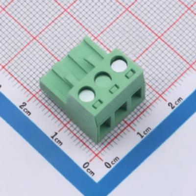 China Wire terminal block 3 pin 5.08 pitch compatible with 28 to 14 AWG wires Hong Cheng HC JXDZK 5.08 3P A for sale