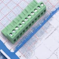 China Power transmission connector Hong Cheng HC-JXDZK-5.08-11P-A with robust zinc plating and green color for sale
